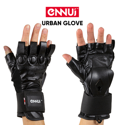 Powerslide宝狮莱ENNUI高端轮滑护手掌速滑滑板极限户外运动手套