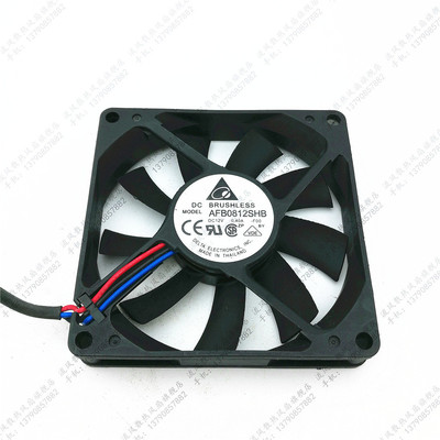 台达 AFB0812SHB 8CM 8015 12V 0.4A 超薄大风 散热风扇