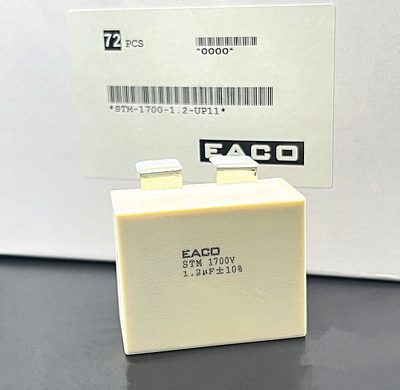 原装EACO STM-1700-1.2-UP11* 1.2uF 1700VDC IGBT吸收无感电容器