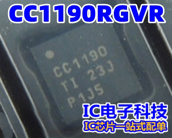 CC1190RGVR 射频器件IC芯片 CC1190RGV CC1190 封装QFN16 CC1190R