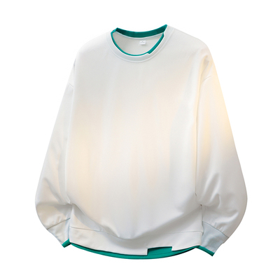 QP-T33款【工厂直供】3D光影图爆款透气大码假两件连帽卫衣新款新