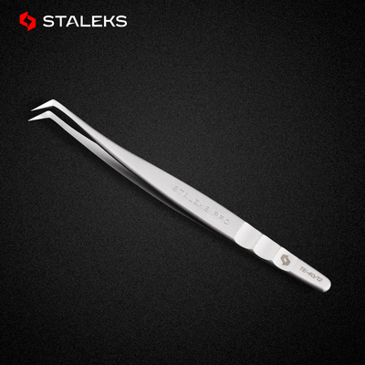 STALEKS嫁接睫毛镊子美睫店美睫师专用专业工具开花镊子高精密度