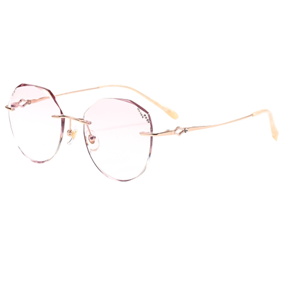 IWESS女切边纯钛超轻眼镜