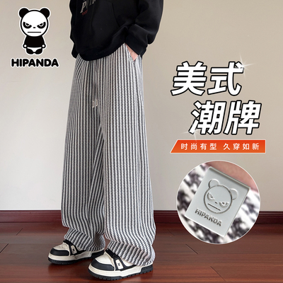 Hipanda春夏季美式休闲裤男士