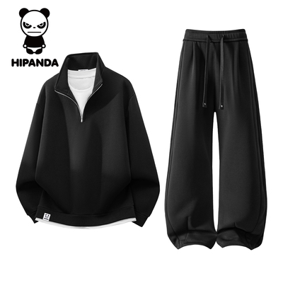 HiPanda秋季假两件卫衣套装