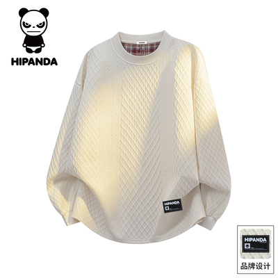 HiPanda秋冬季圆领卫衣男士