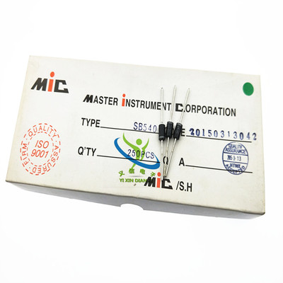 肖特基二极管 SB540  SR540 DO-27 直插 5A 40V MIC品牌