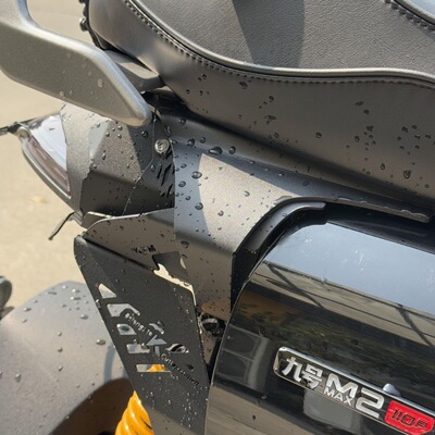 佛系车业KXM九号机械师二代短尾延长增宽不锈钢尾架搭配MAX90靠背