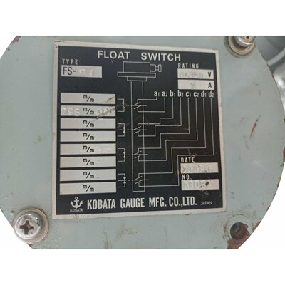Kobata Gauge FS-B1 Galleggiante Interruttore AC100V 1A