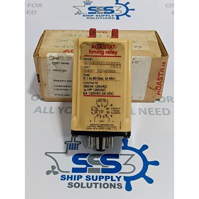 Agastat 定时继电器 SCAXX021XXBPXA | 0.1–60 秒/分钟 | 门锁计