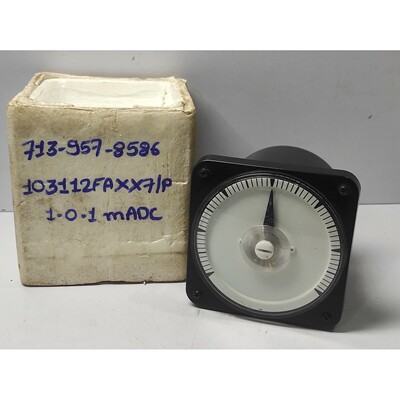 Yokogawa 103112faxx7/P Vierge échelle 1-0-1 Madc Mètre 713