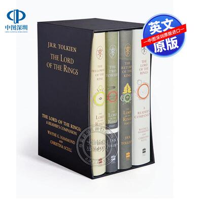英文原版 指环王全集盒装 60周年纪念版套装 精装 The Lord of the Rings Boxed Set 魔戒 玄幻英语故事小说