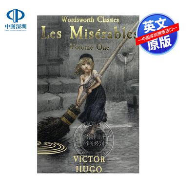 英文原版 悲惨世界 第一卷 Les Miserables Vol. One 经典文学英语读物小说 维克多·雨果 Wordsworth