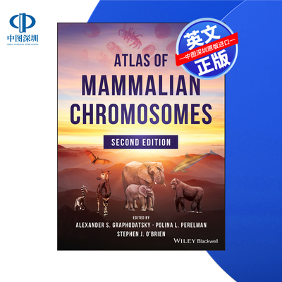 【预售 按需印刷】Wiley出版 哺乳动物染色体图谱 Atlas of Mammalian Chromosomes进口英文正版书籍