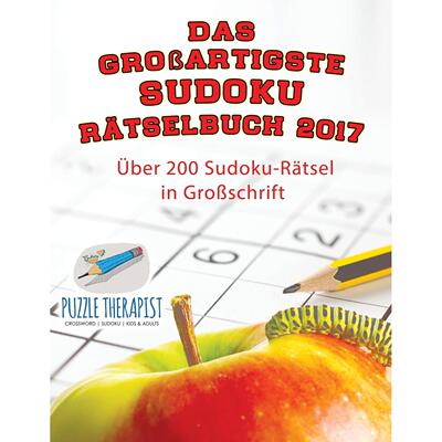 【预售 按需印刷】德文原版Das gro?artigste Sudoku R?tselbuch 2017 | über 200 Sudoku-R?tsel in Gro?schrift德语ger进口原版