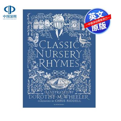 预售英文原版 Classic Nursery Rhymes 经典童谣 精装插画版 儿童文学外文书