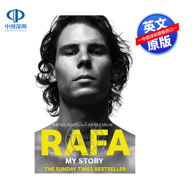 现货英文原版拉法 纳达尔自传 金满贯网球运动员 Rafa My Story B Rafael Nadal 进口英文正版书籍