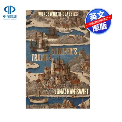 英文原版 格列佛游记 Gulliver's Travels 斯威夫特 经典文学英语读物小说