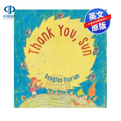 预售英文原版 Thank You  Sun 谢谢你，太阳 Florian  Douglas 童趣绘本 精装 美版