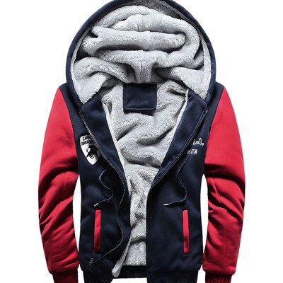 2018Men winter warm coats men hooded tracksuit jackets 5XL