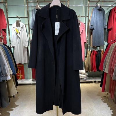 双面羊绒大衣女羊毛2025冬季新品时尚宽松长款毛呢外套DF5986 3QR