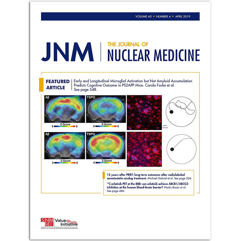 【单期可选】Journal of Nuclear Medicine Vol 60 N.4核医学研究杂志 2019年4月_虎窝淘