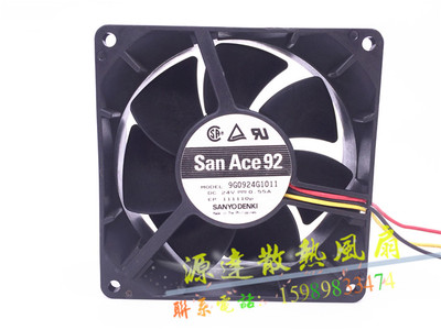 9G0924G1011  0.55A 9038 【FAN 92X38MM 24VDC RBLS TACH】