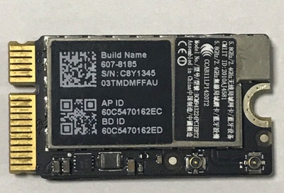 Apple/苹果1466A1502A1398网卡