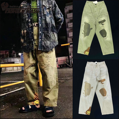 kapital余文乐日系补丁休闲工装