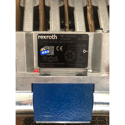 比例阀R901496430力士乐4WREE6E32-30/V/24A1