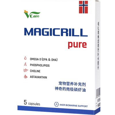 VCare南极磷虾油美毛宠物保健品