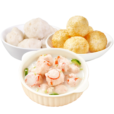 兴威闽南墨鱼丸组合花枝丸关东煮