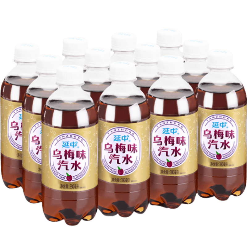延中碳酸饮料380ml×12瓶乌梅味