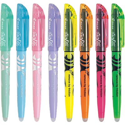 学生划重点荧光笔PILOT可擦