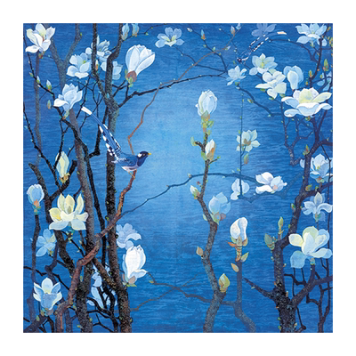 米开朗拼图装饰画玉兰花益智