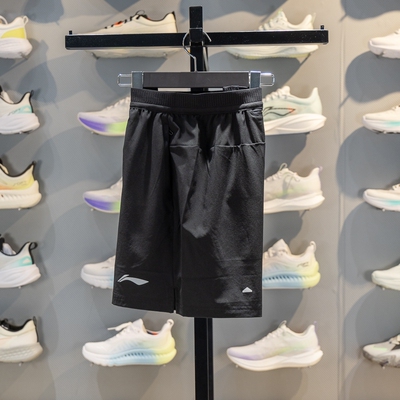 李宁男子速干凉感运动短裤