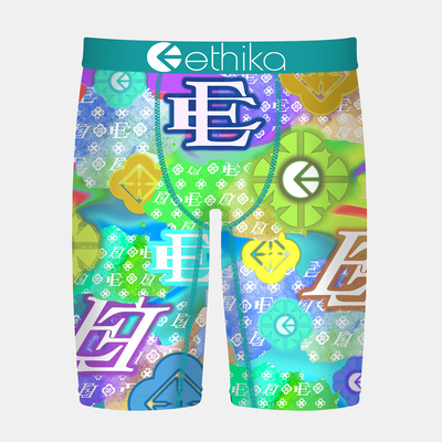 ethika新款上新涂鸦印花流速干美式潮男弹力五分内裤潮人外贸原单