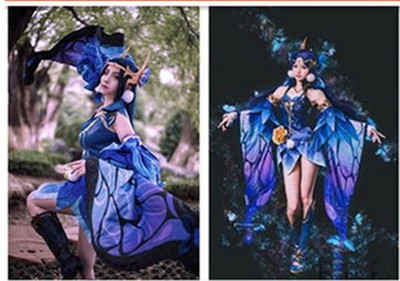 貂蝉蝴蝶梦动漫整套发冠cos服