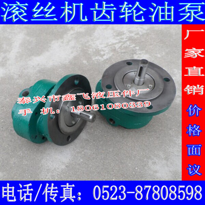 CB-2.5滚丝机泵Z28-80A青岛建生齿轮油泵Z2875拉丝机齿轮泵Z2880A