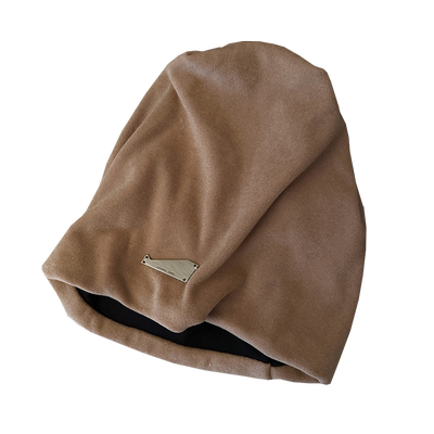 网红素颜百搭堆堆帽子大头围冷帽