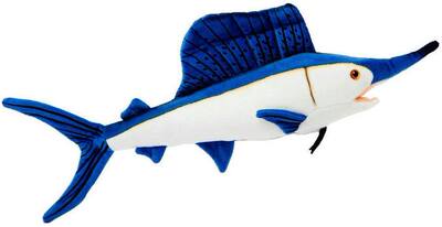 （代购）英国cabin critter仿真旗鱼sailfish毛绒玩具公仔