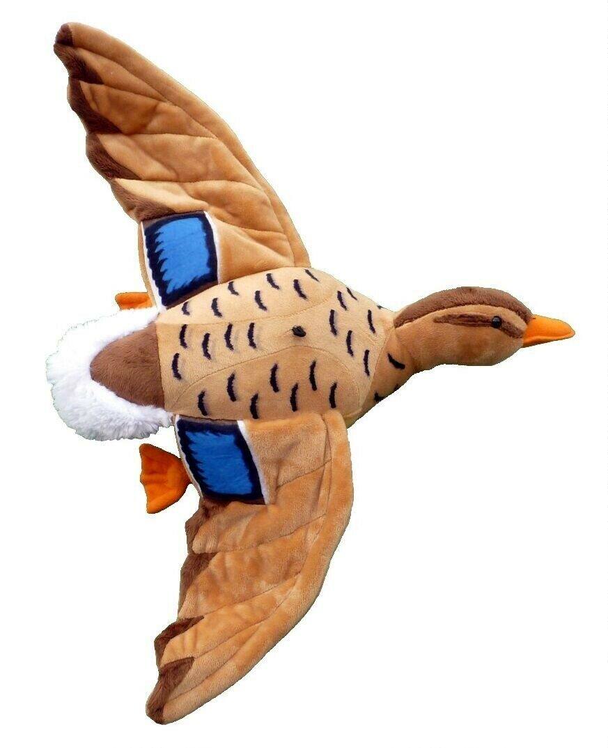 (代购)美国adore仿真绿头鸭母鸭mallard墙壁挂饰毛绒玩具公仔