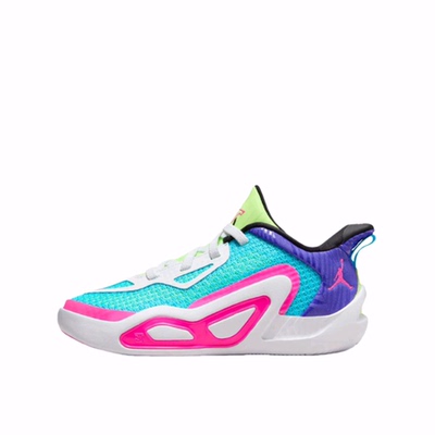 Jordan Tatum 1 Wave Runner 低帮 儿童篮球鞋 蓝紫色 中小童