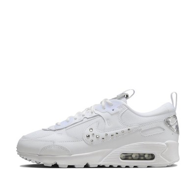 【布布】 Nike 生活休闲鞋 白色 低帮 Air Max 90 皮革 舒适