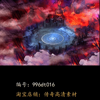 996引擎专用传奇地图全新高清真彩传奇素材复古套图dt016