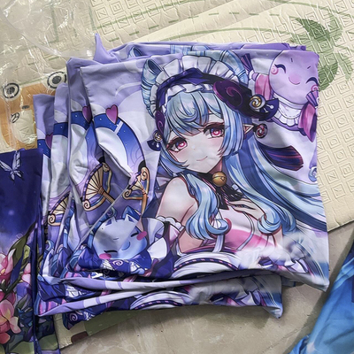 现货清仓 梦见月瑞希 爱可菲 遐蝶 流萤动漫40X40抱枕2way含芯