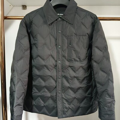 25DBR3421Y 3422Y 利家男装冬季新款时尚轻薄休闲羽绒服男翻领