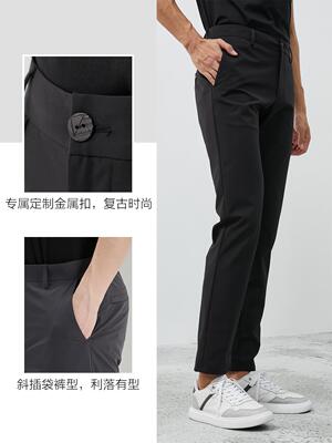 23XXK90101利家秋季新款中腰时尚简约百搭休闲裤长裤