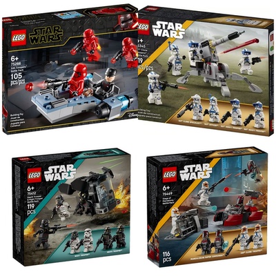 LEGO乐高 正品 星球大战兵包 75449曼达洛 501克隆人部队75345
