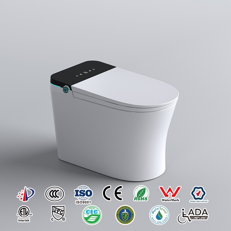 智能马桶全自动翻盖一体式无水压限制即热虹吸式坐便器